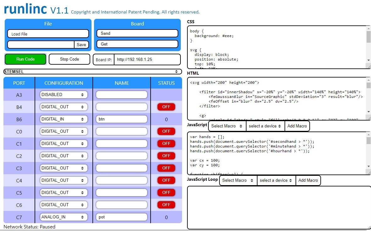 RAPID DEVELOPMENT platform for IoT, AI and STEM inventions
